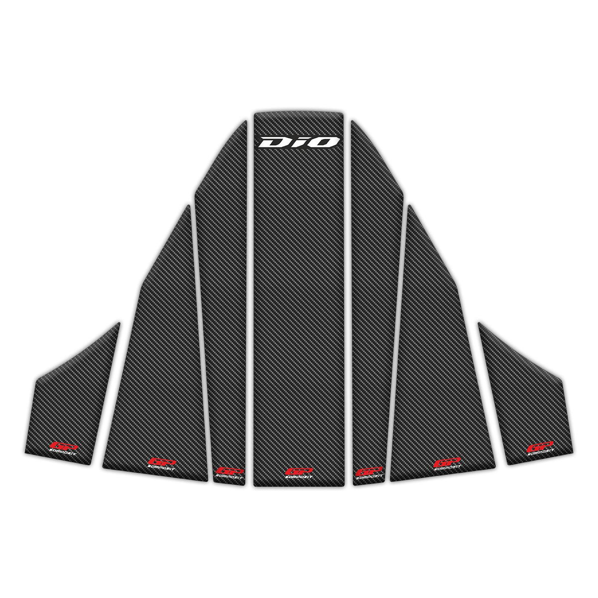 GP Kompozit Tank Pad Set Carbon Compatible For Honda Dio 2021-2025 — GP ...