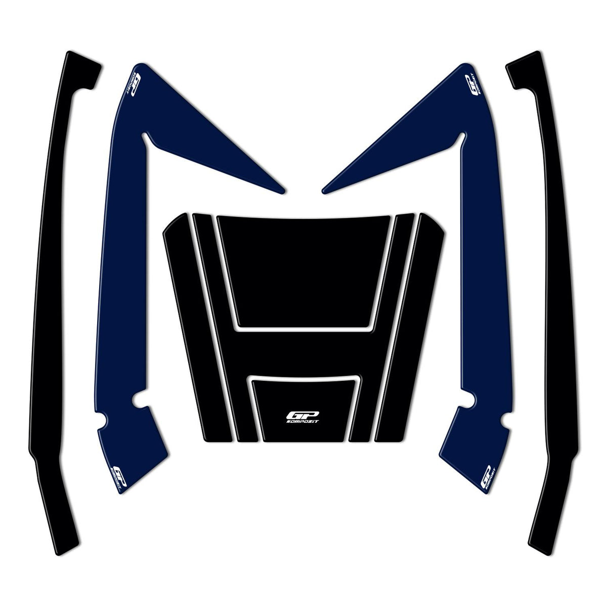 GP Kompozit Top Case Pad Set Navy Blue Compatible For Honda Forza 250 ...