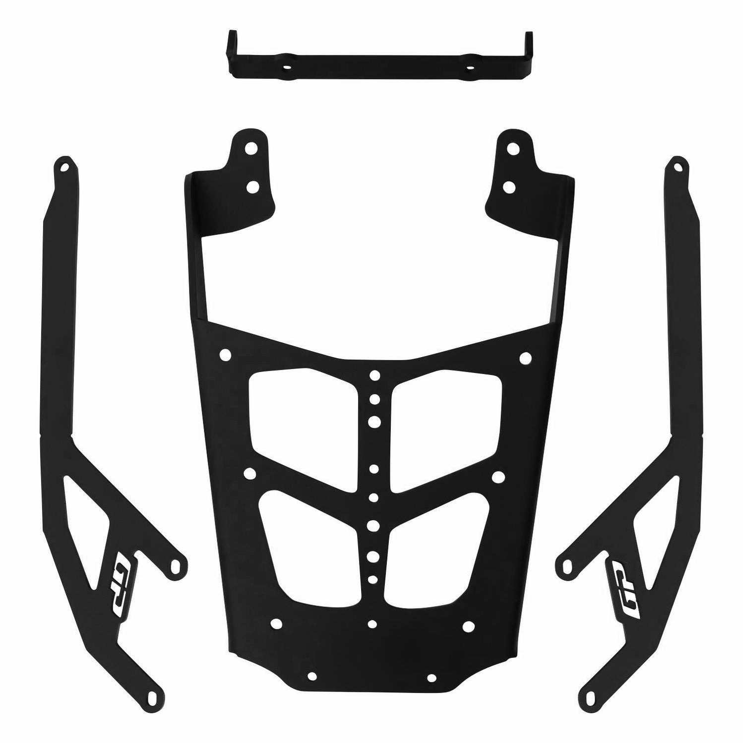 GP Kompozit Rear Luggage Rack Black Compatible For Bajaj Pulsar N160 2 ...