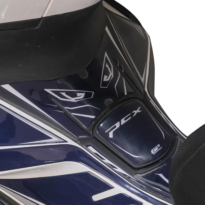 GP Kompozit Tank Pad / Fuel Tank Protector Blue Compatible with Honda ...