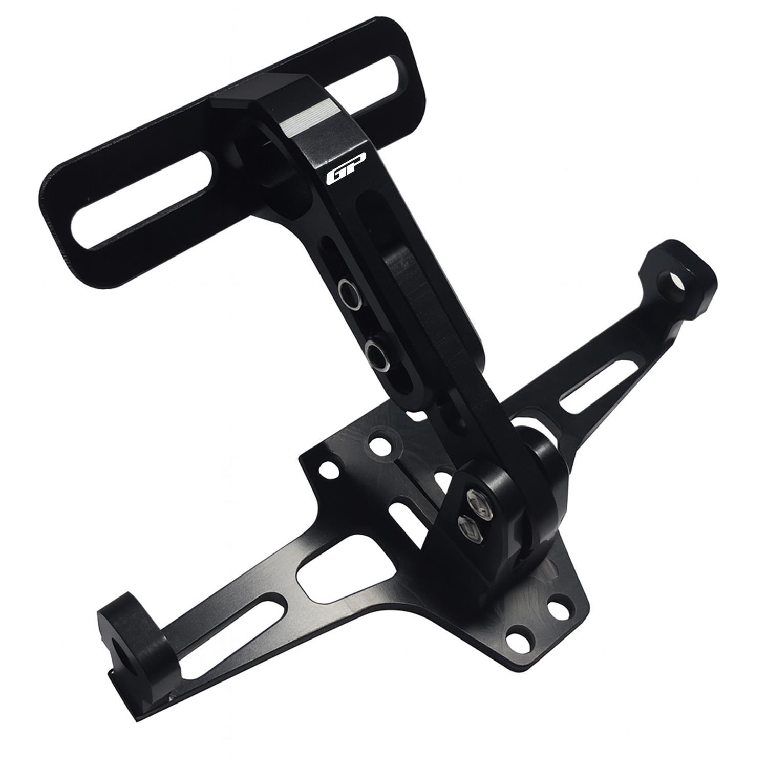 GP Kompozit Universal Adjustable Folding License Plate Mount with LED ...