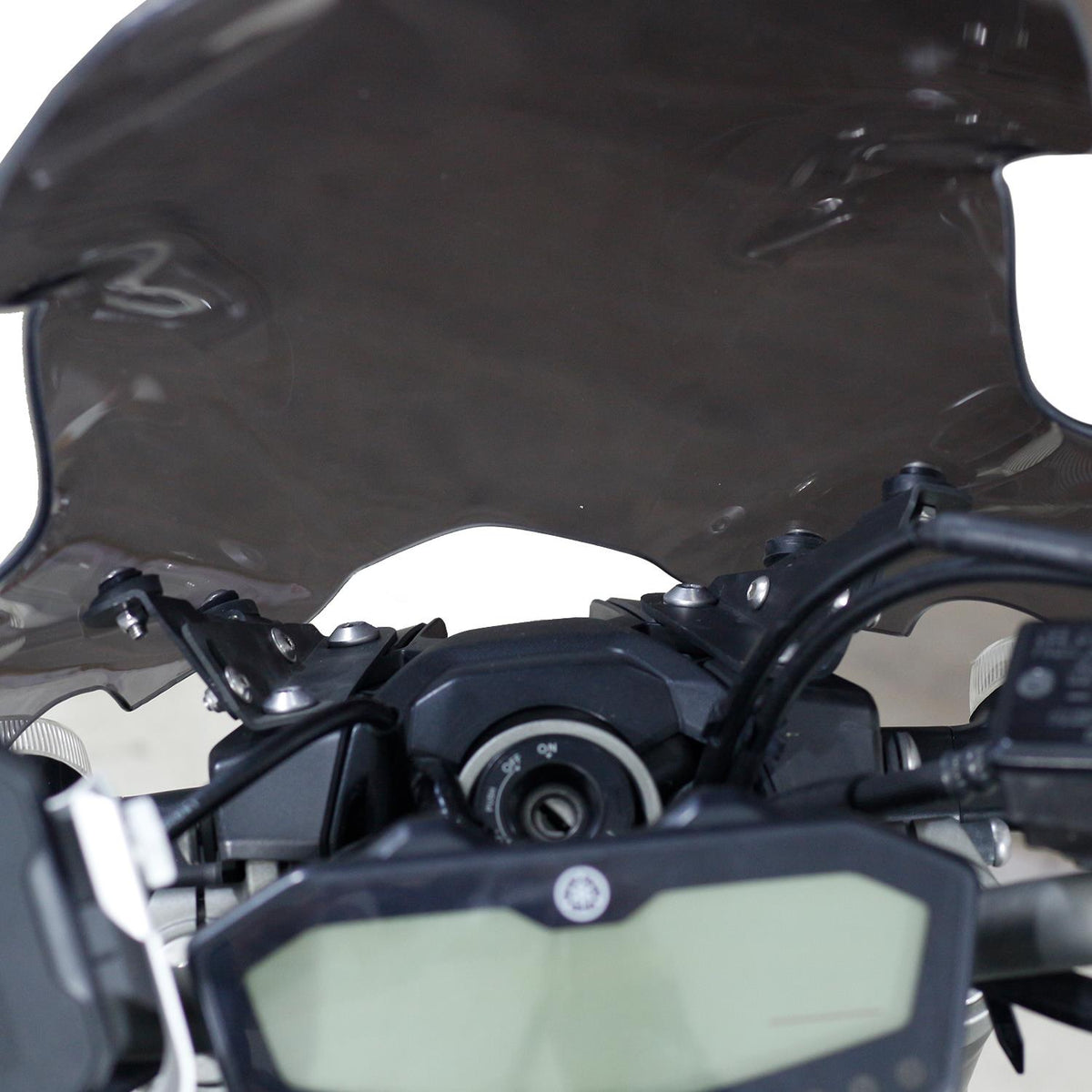 GP Kompozit Windshield Windscreen Smoked Compatible For Yamaha MT-07 2 ...