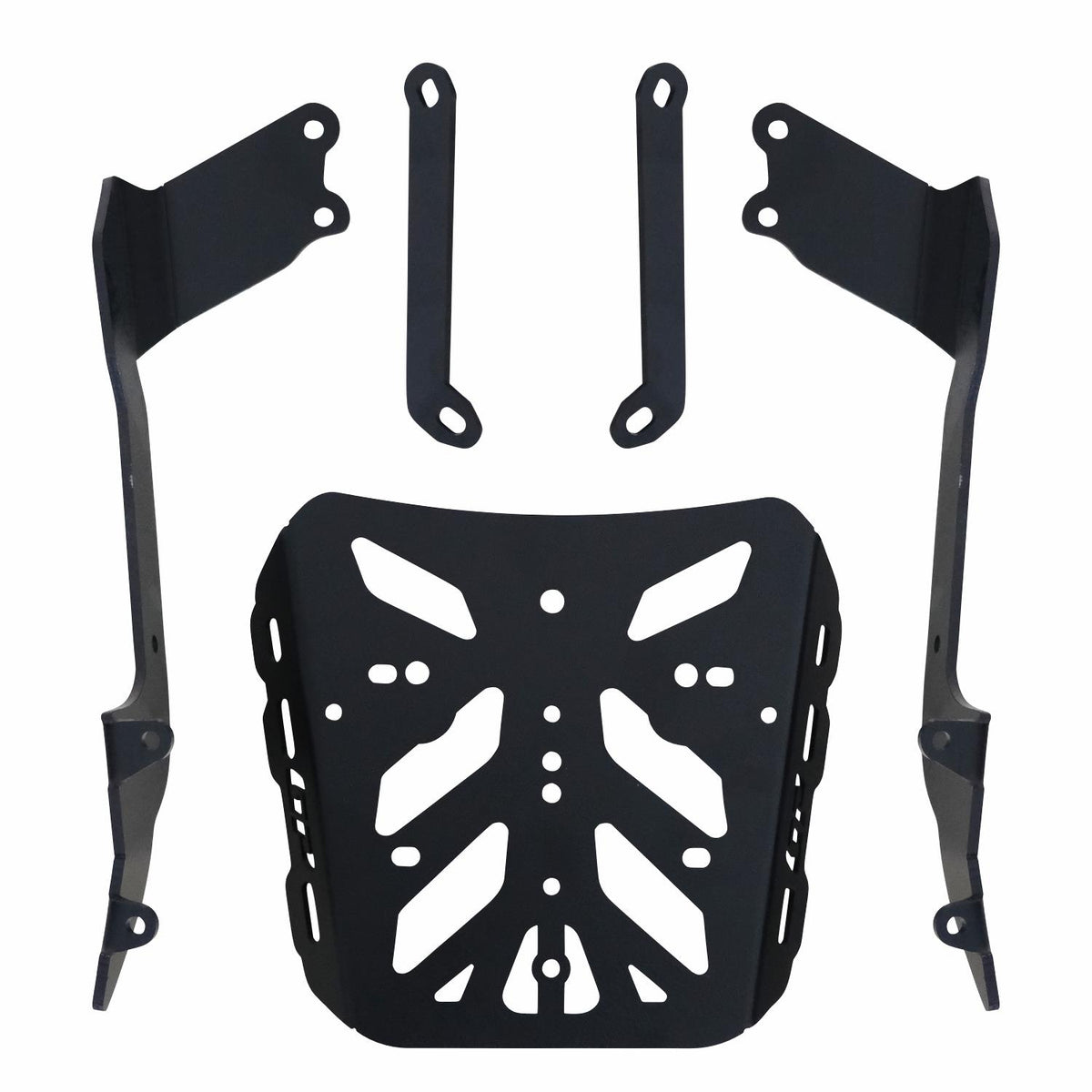 GP Kompozit Rear Luggage Rack Black Compatible For Yamaha Cygnus RayZR ...