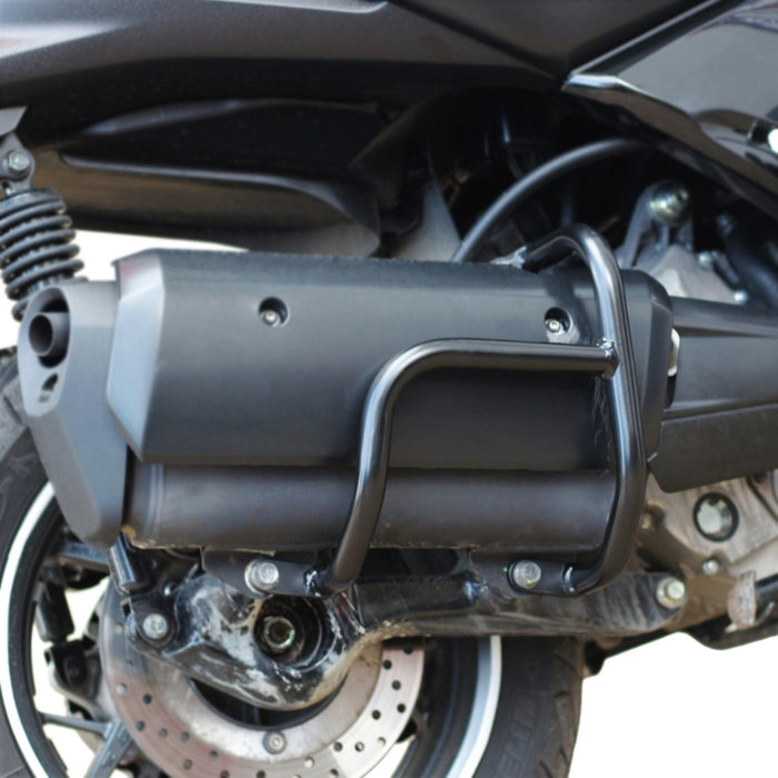GP Kompozit Exhaust Guar Crash Bar Black Compatible For Yamaha XMAX 25 ...